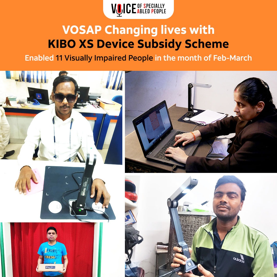 VOSAP Subsidy Scheme for Kibo XS Device | Empowering VI