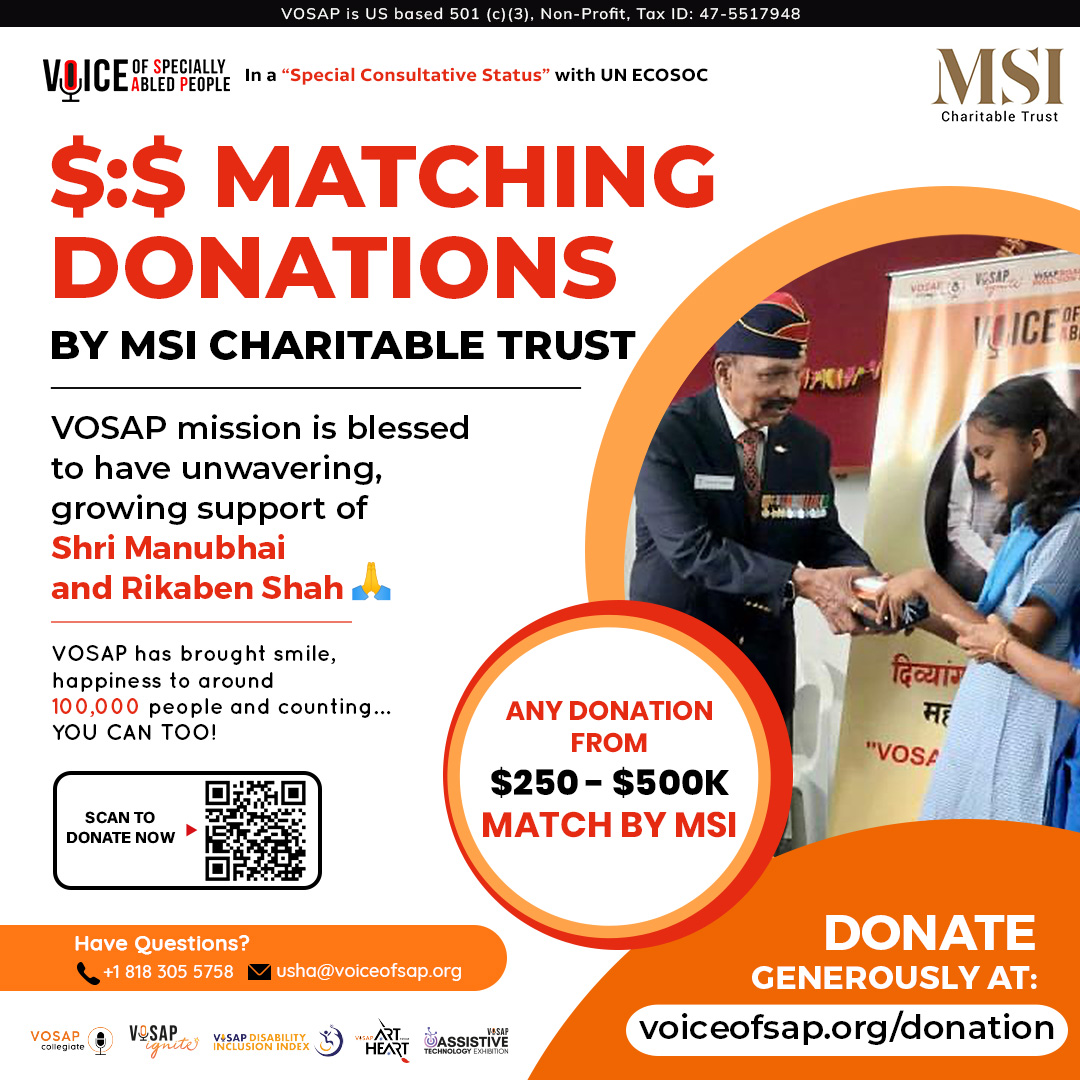 Double your Impact with Matching Donation from MSI Charitable Trust - Voice of SAP